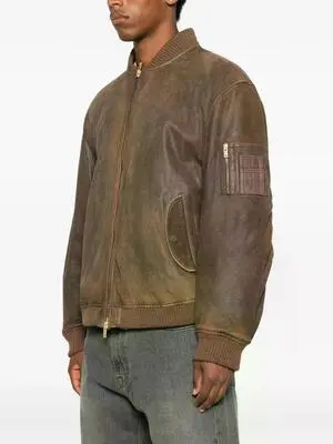 GOLDEN GOOSE Zip-fastening Leather Jacket