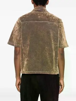 Amiri Velvet Patch-pocket Shirt