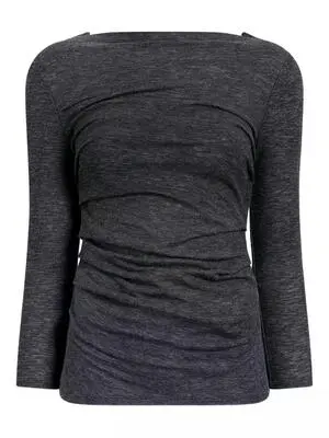 Proenza Schouler White Label Blythe Boat-neck Top