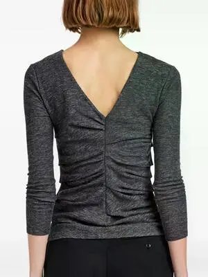 Proenza Schouler White Label Blythe Boat-neck Top