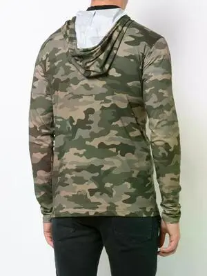 Balmain Camouflage Logo Hoodie