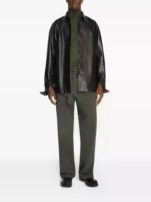 Dries Van Noten Leather Shirt