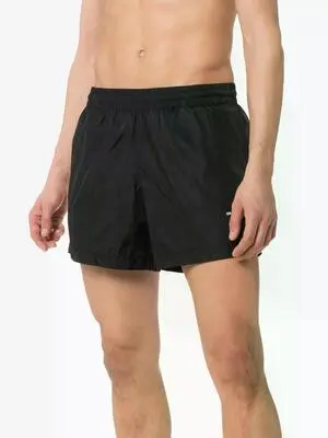 Off-White Logo Swim Shorts - Black