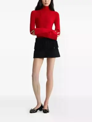 PATOU Ribbed High-neck Sweater - Red