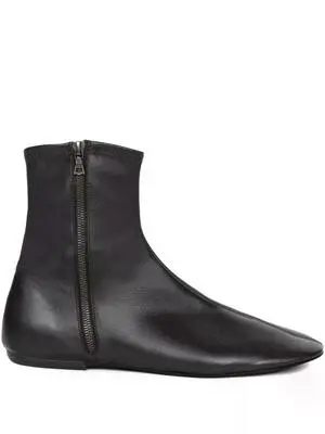 Dries Van Noten Zip-fastening Leather Boots - Black