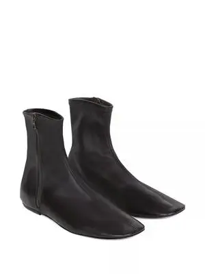 Dries Van Noten Zip-fastening Leather Boots - Black