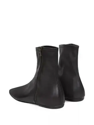 Dries Van Noten Zip-fastening Leather Boots - Black