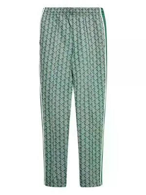 Lacoste Geometric-pattern Side-stripe Trousers