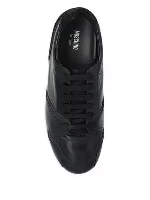 Moschino Patent-leather Low-top Sneakers
