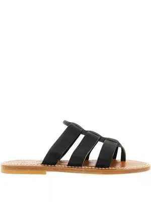 K.JACQUES Dolon Leather Three-strap Sandals