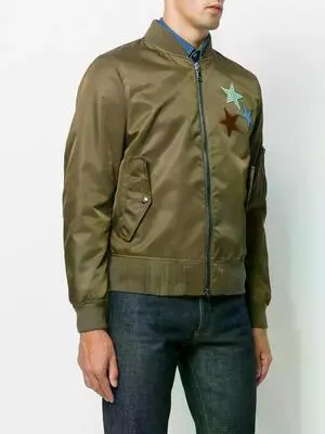 Valentino Garavani Patchwork Bomber Jacket