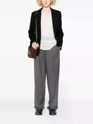Polo Ralph Lauren Pleated Cuffed Trousers - Grey