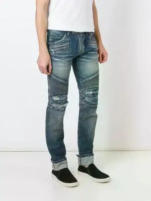 Balmain Biker Jeans - Blue