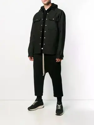 Rick Owens Outer Pointed Collar Shirt
