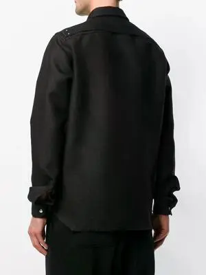 Rick Owens Outer Pointed Collar Shirt