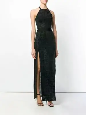 Balmain Crocodile Effect Gown
