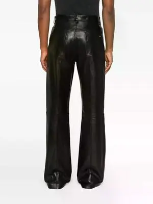 Amiri Leather Bootcut Trousers