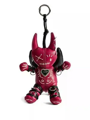 Zadig&Voltaire Devil-wings Leather Keyring
