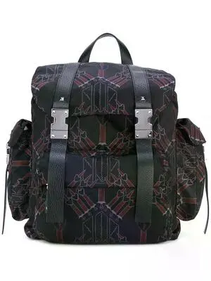Valentino Garavani Love Blade Printed Backpack - Black