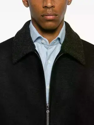 Harris Wharf London Zip-front Shirt Jacket