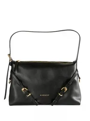 Givenchy Voyou Mini Leather Shoulder Bag With Buckle Straps