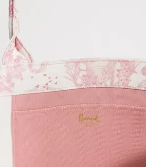 Harrods Toile Print Tote Bag - Pink