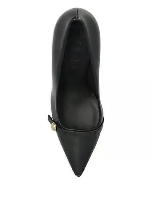 Furla 100mm Leather Heeled Pumps - Black
