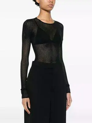 Wardrobe.NYC X Rhw Web Bodysuit - Black