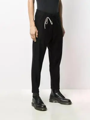 DANIEL ANDRESEN Cropped Track Pants - Black