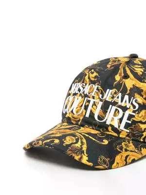 Versace Baroque-print Cap