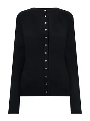 JIL SANDER Ribbed Front-button Cardigan