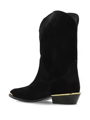 Isabel Marant Metallic-toe Suede Boots