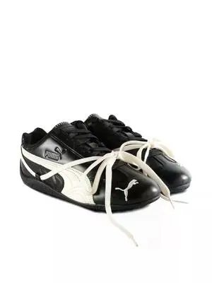 PUMA Speedcat Leather Lace-up Sneakers - Black