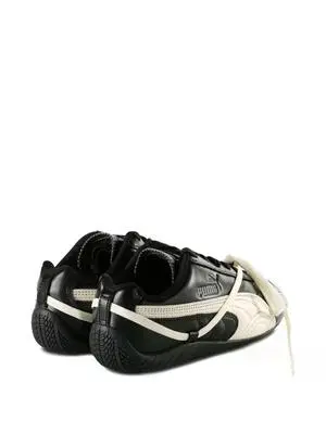 PUMA Speedcat Leather Lace-up Sneakers - Black