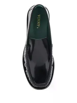 VINNY'S Mocassin Leather Loafers