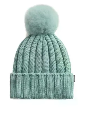Woolrich Ribbed Knit Beanie - Blue