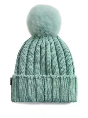 Woolrich Ribbed Knit Beanie - Blue