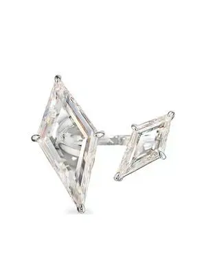 ANABELA CHAN Trinity's Shatter White Sapphire Ring - Silver