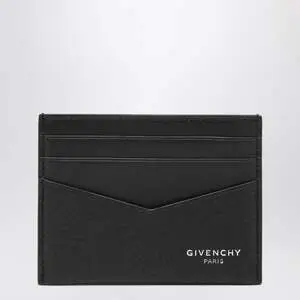 Givenchy Smooth Leather Card Holder - Black