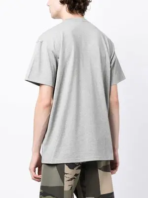 Carhartt Work In Progress Logo Cotton T-shirt - Grey