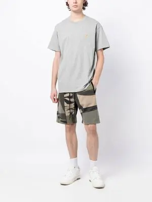 Carhartt Work In Progress Logo Cotton T-shirt - Grey