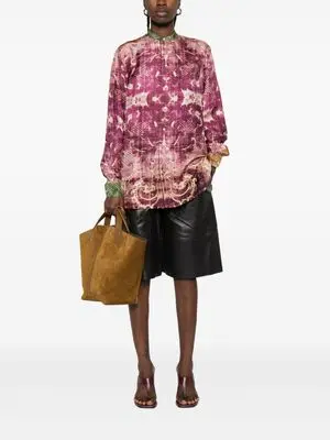 PIERRE-LOUIS MASCIA Printed Silk Shirt