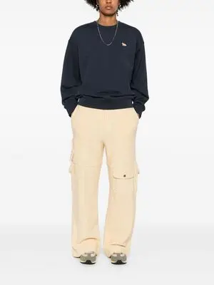 Maison Kitsuné Baby Fox Cotton Sweatshirt - Blue