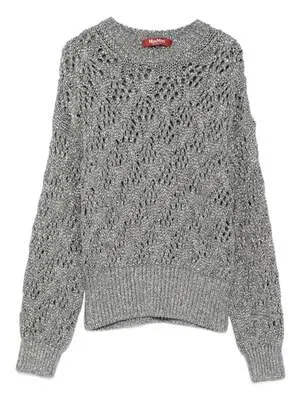 Max Mara Open Knit Crewneck Jumper