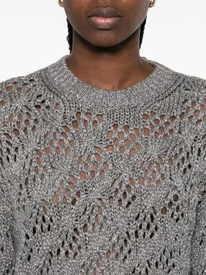 Max Mara Open Knit Crewneck Jumper