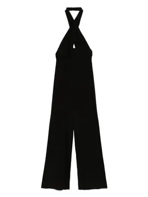 Norma Kamali Sleeveless Long Jumpsuit - Black