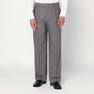 PT TORINO Pleated Wool Pants