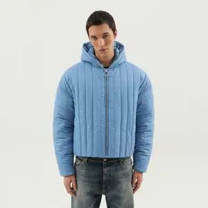 1989 STUDIO Quilted Puffer Jacket - Light Blue