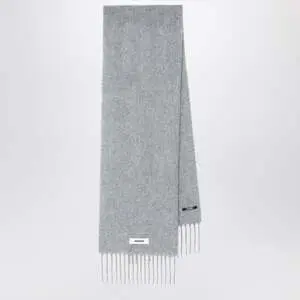 Jacquemus Scarf In Alpaca And Mohair - Grey