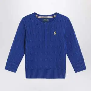 Polo Ralph Lauren Cable-knit Crewneck Sweater - Blue
